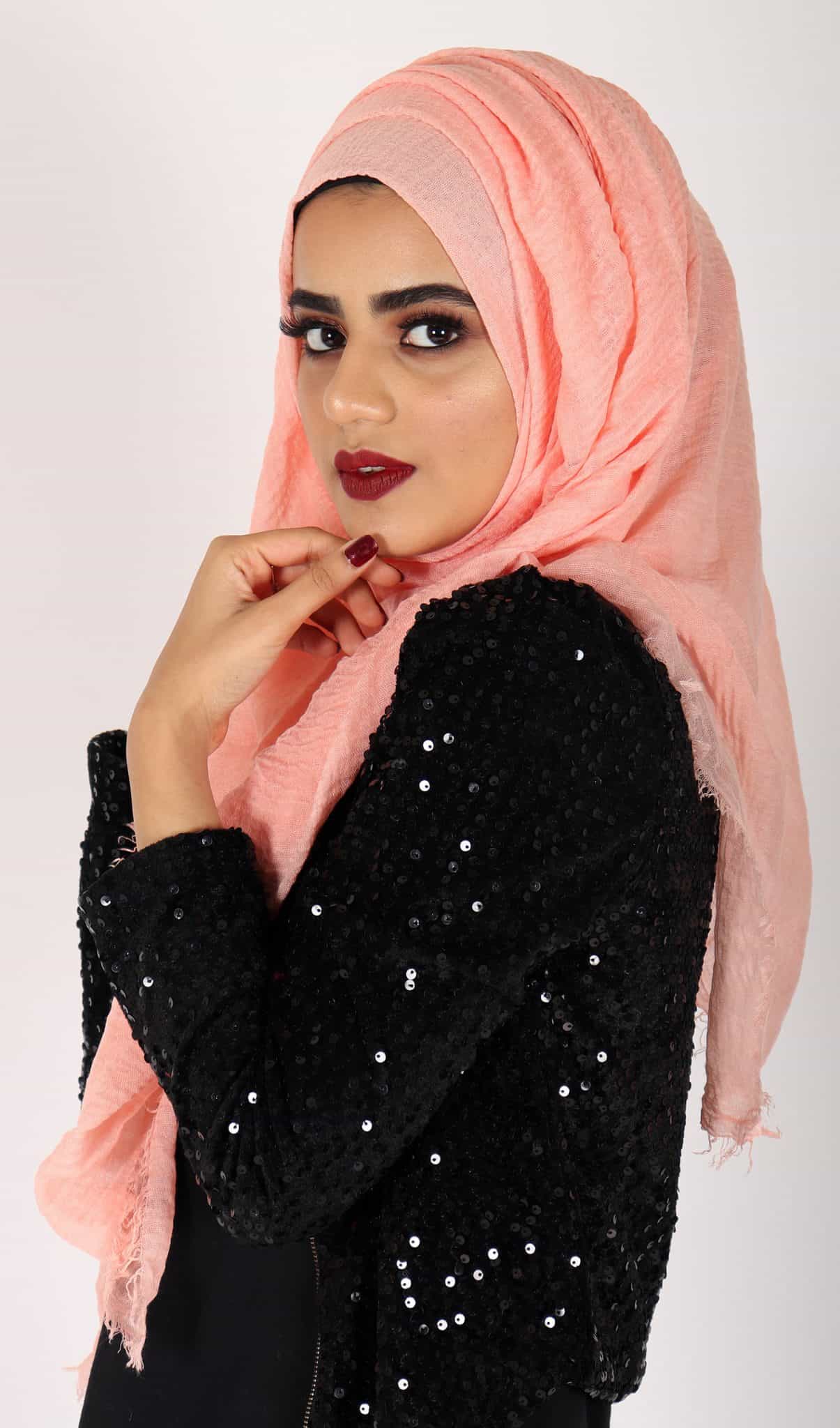 Baby Pink Premium Cotton Hijab | That Adorbs Hijab