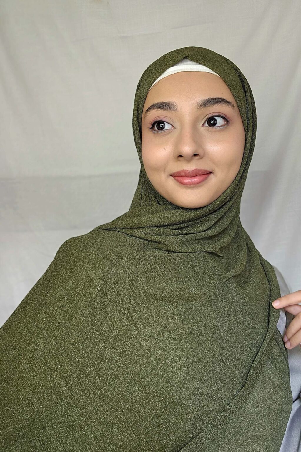 Pine Metallic Lycra Hijab | That Adorbs Hijab