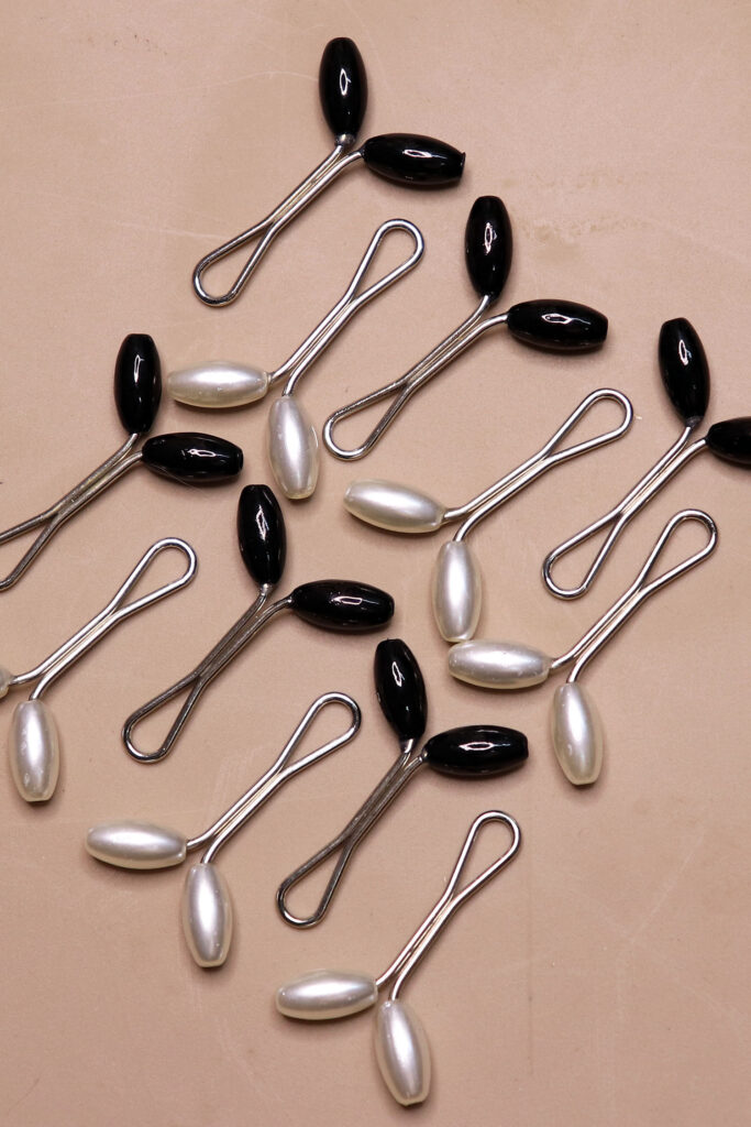 Turkish Loop Pins (set Of 2 - Black & White) | That Adorbs Hijab